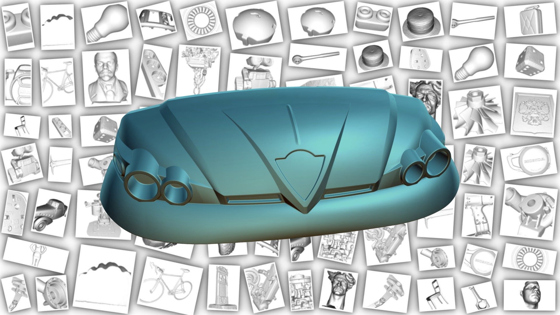 Капот - 3D model by CAD-LAB (@3dscaning) [30bc931] - Sketchfab