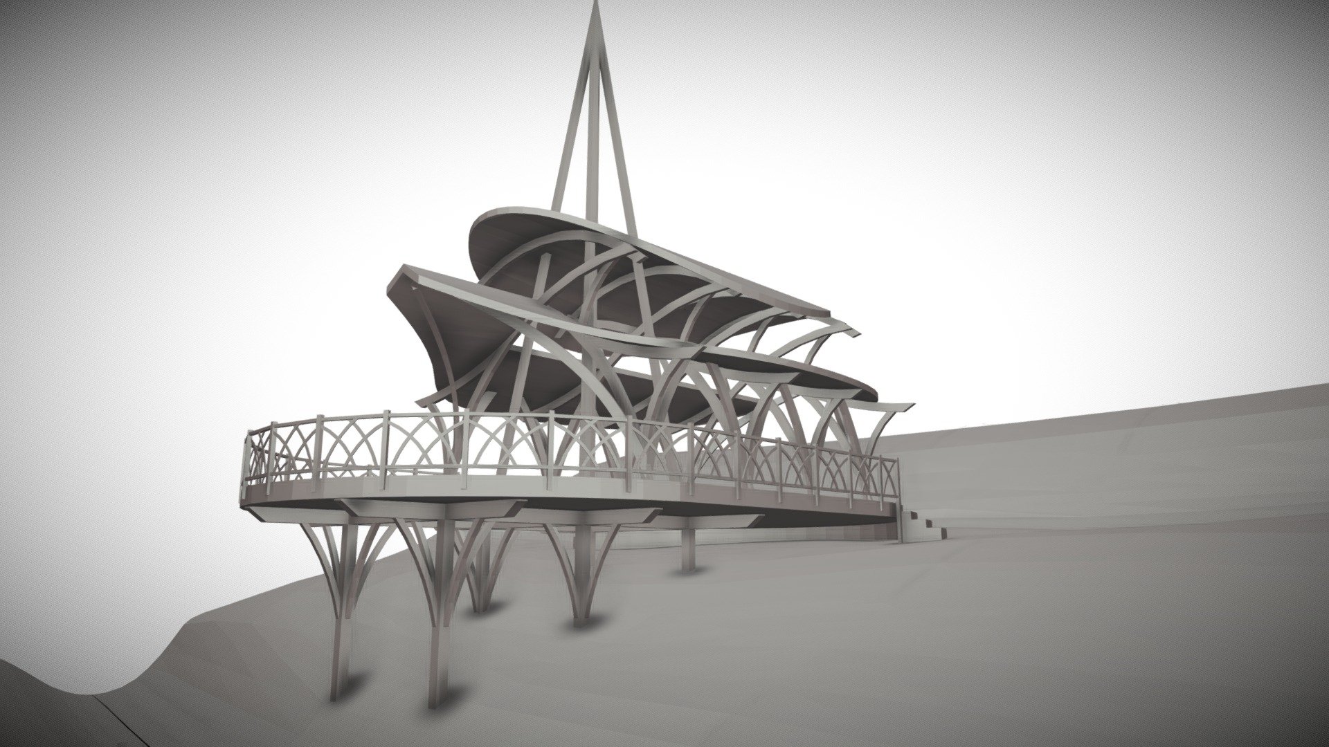 Alternate Chapel Model - 3D model by adamleescott [30bcb30] - Sketchfab