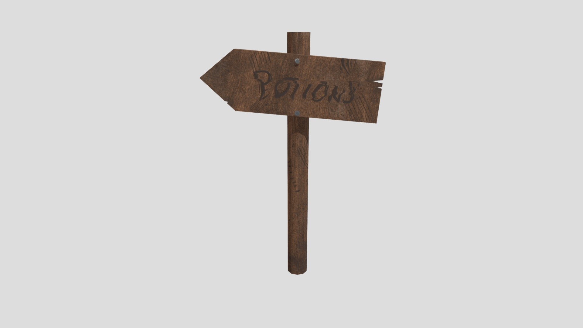 Letrero V2 - Download Free 3D model by ValaBanana [30bd5f2] - Sketchfab