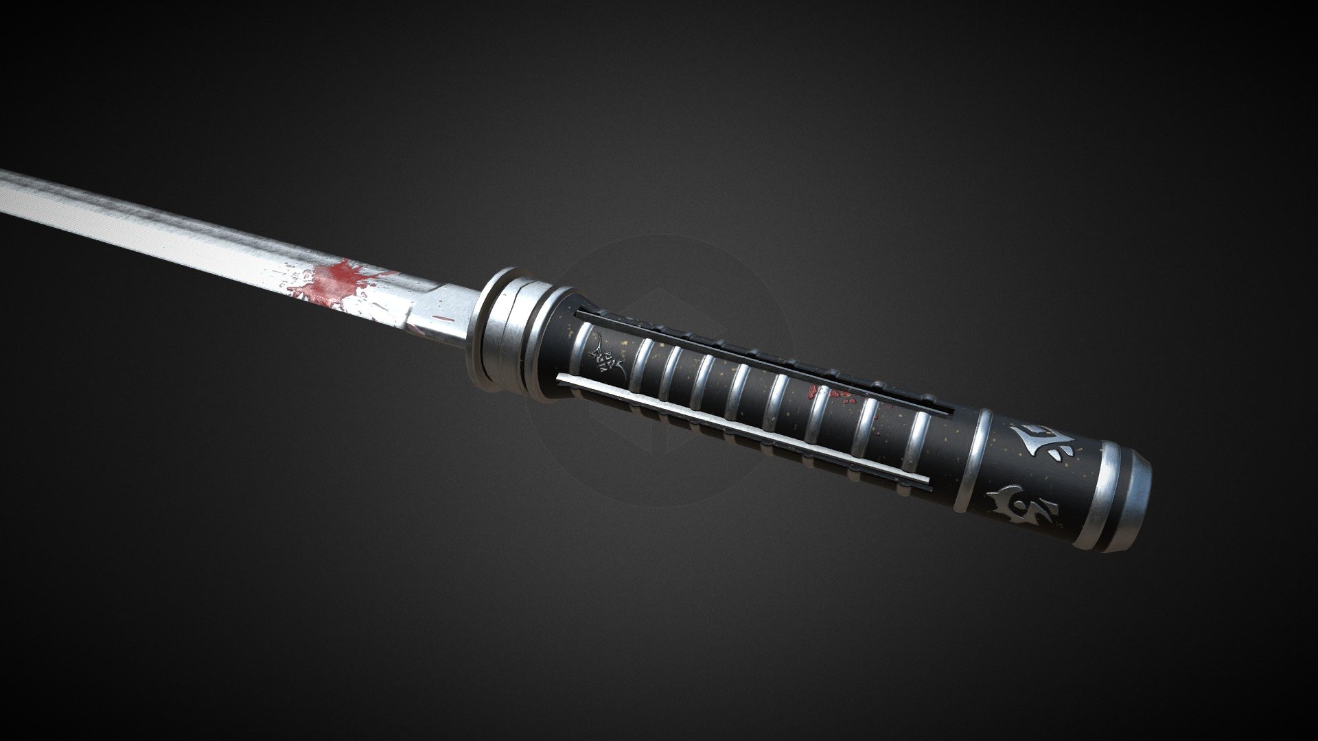 Blade's Blade from the Movie Blade - Buy Royalty Free 3D model by dark ...