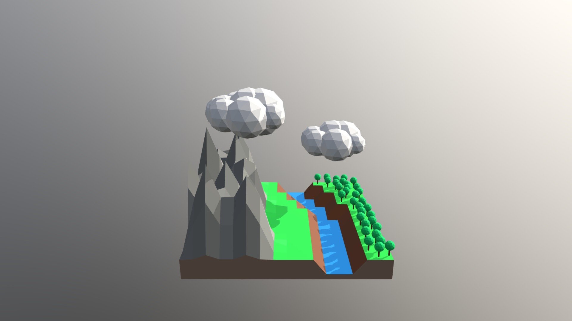 Low Poly Environment - 3D model by jacobaar [30bf90a] - Sketchfab
