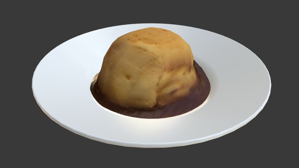Pirojok+tarelka - 3D model by dhcraft [30c0d50] - Sketchfab