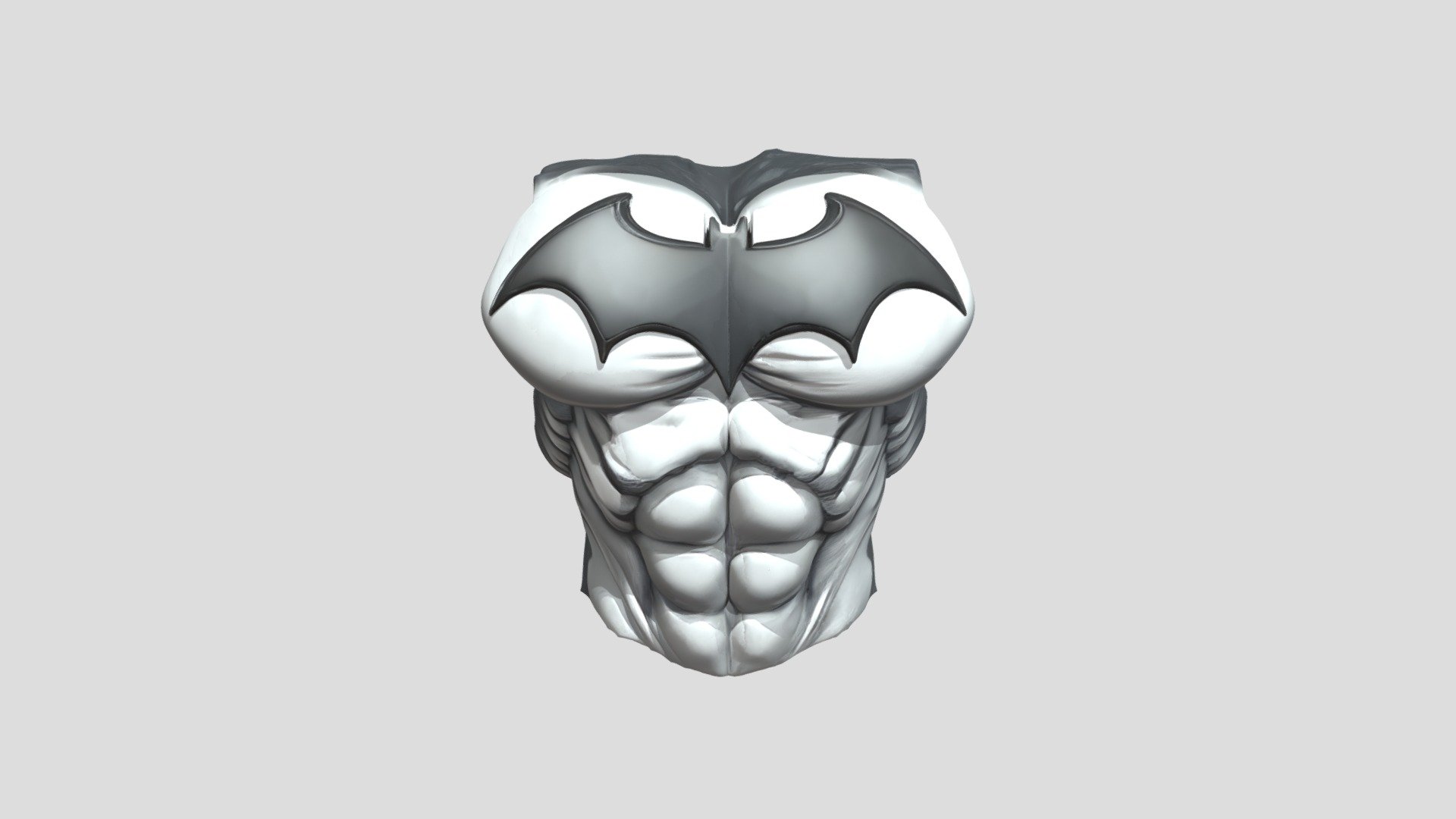 Batman's muscular torso costume piece - Download Free 3D model by ...
