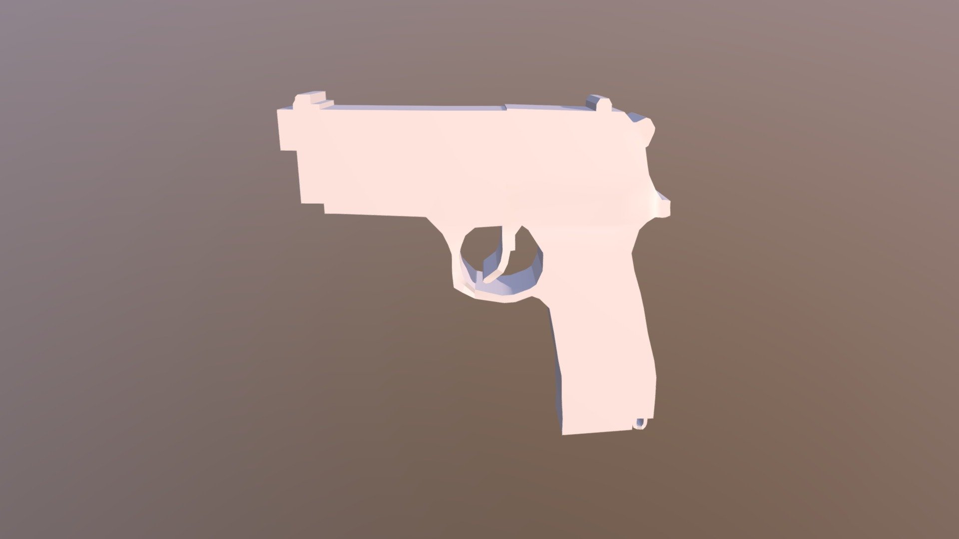 9mm Pistol - 3D model by lukegill8731 [30c336d] - Sketchfab