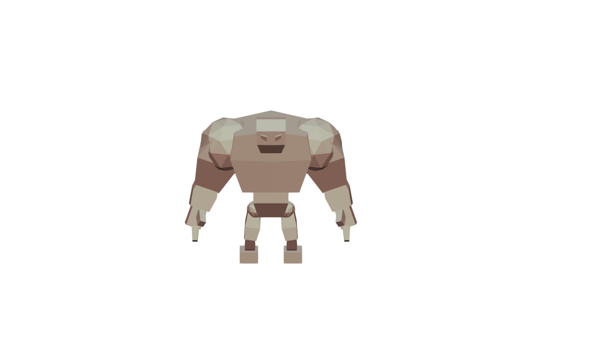 Low Poly Monster Model - Download Free 3D model by M.Prabhakaran_GD ...