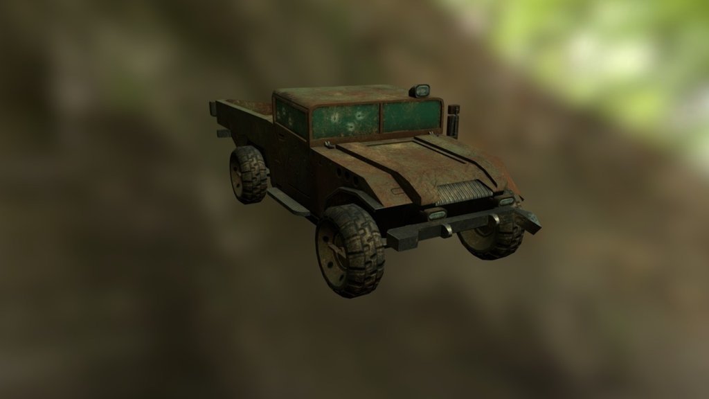 Apocalyptic car (mod. 3) - 3D model by CESS [30c46df] - Sketchfab