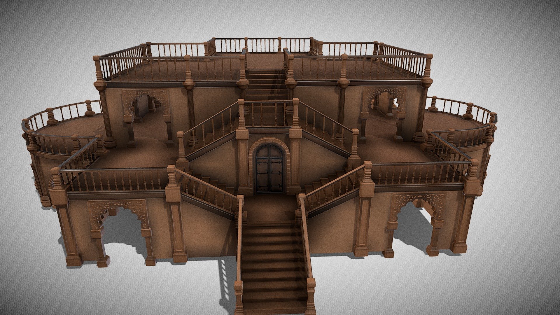 Temple - 3D model by Tarek.Hasan1 [30c4e02] - Sketchfab