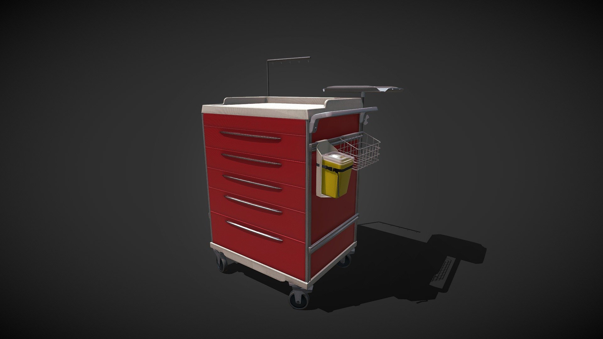 Crash_cart - Buy Royalty Free 3D model by Ali.Assiri (@Ali.Assiri1 ...