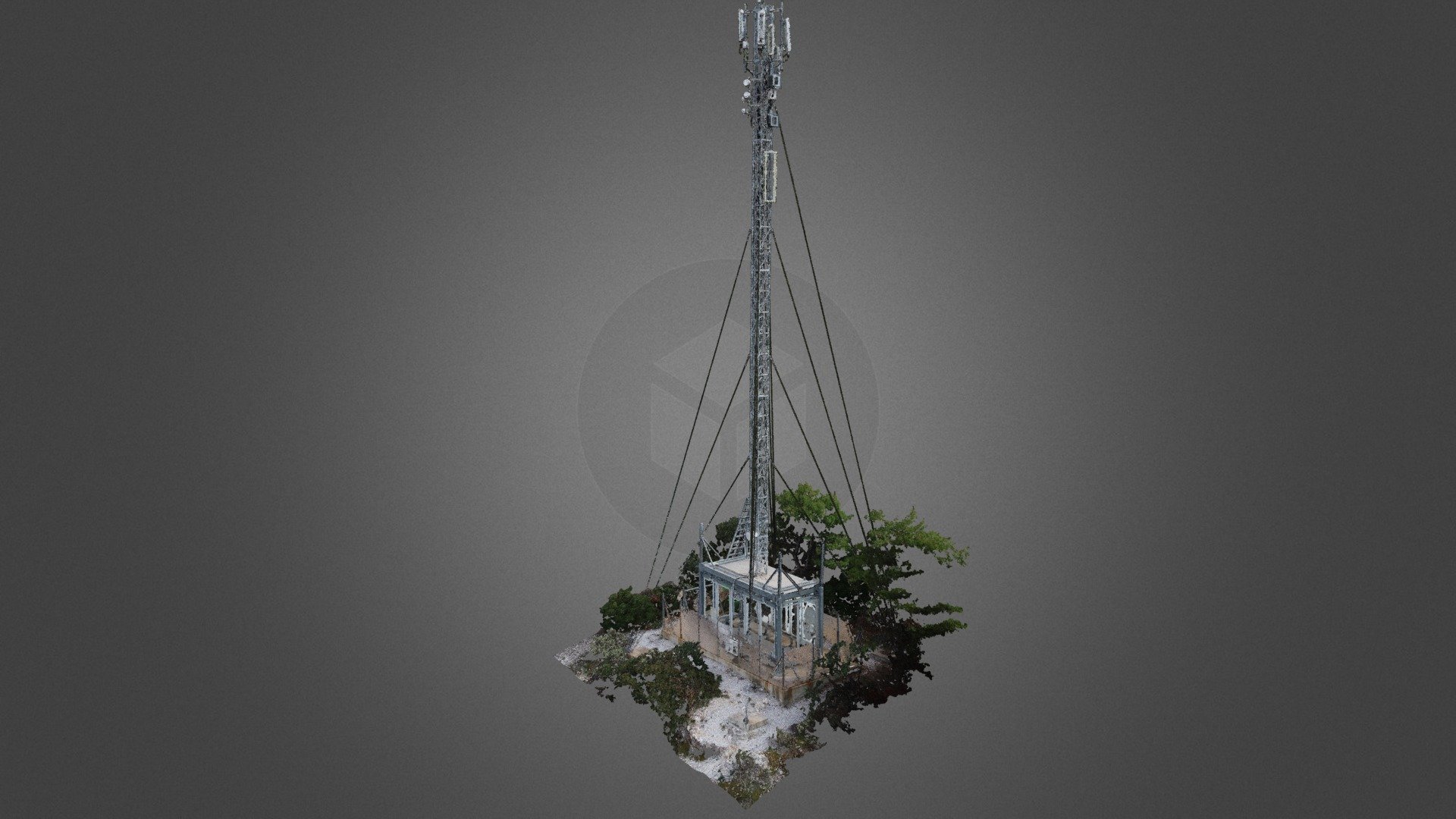Cell Tower Point Cloud #1 - 3D model by Vasilis Haroupas (@vashar ...