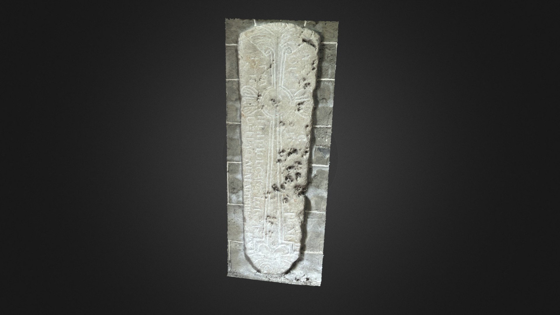 Clonfert Cross-slab - 3D model by IrishHeritageSchool [30c6217] - Sketchfab