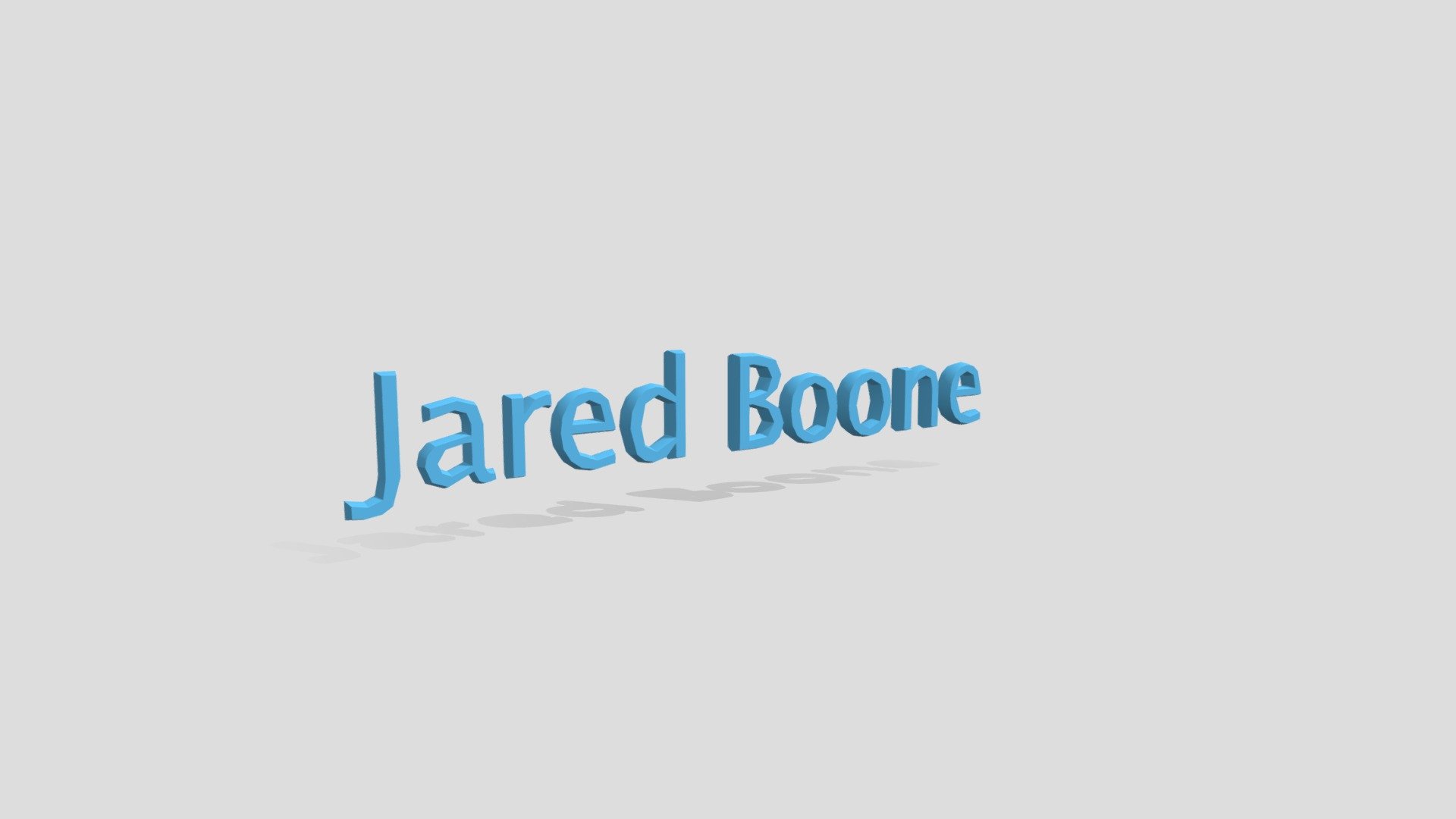 Boone Signature - Download Free 3D model by JABoone20 [30c7147] - Sketchfab