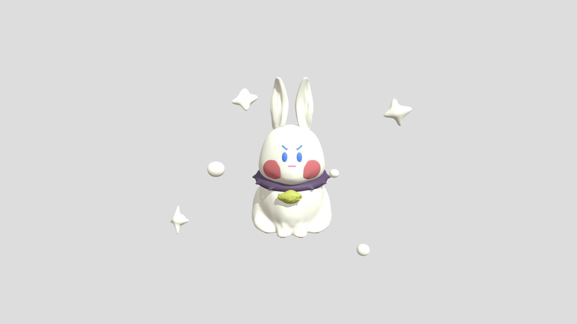Lemon bunny - 3D model by Yvette Yiran Zhou (@s3696901) [30c83c7 ...