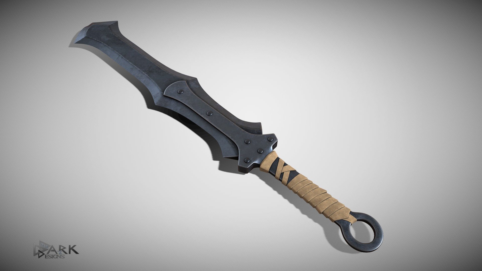 Iron Sword - FLAT IRON THE CHOPPER - Buy Royalty Free 3D model by dark ...