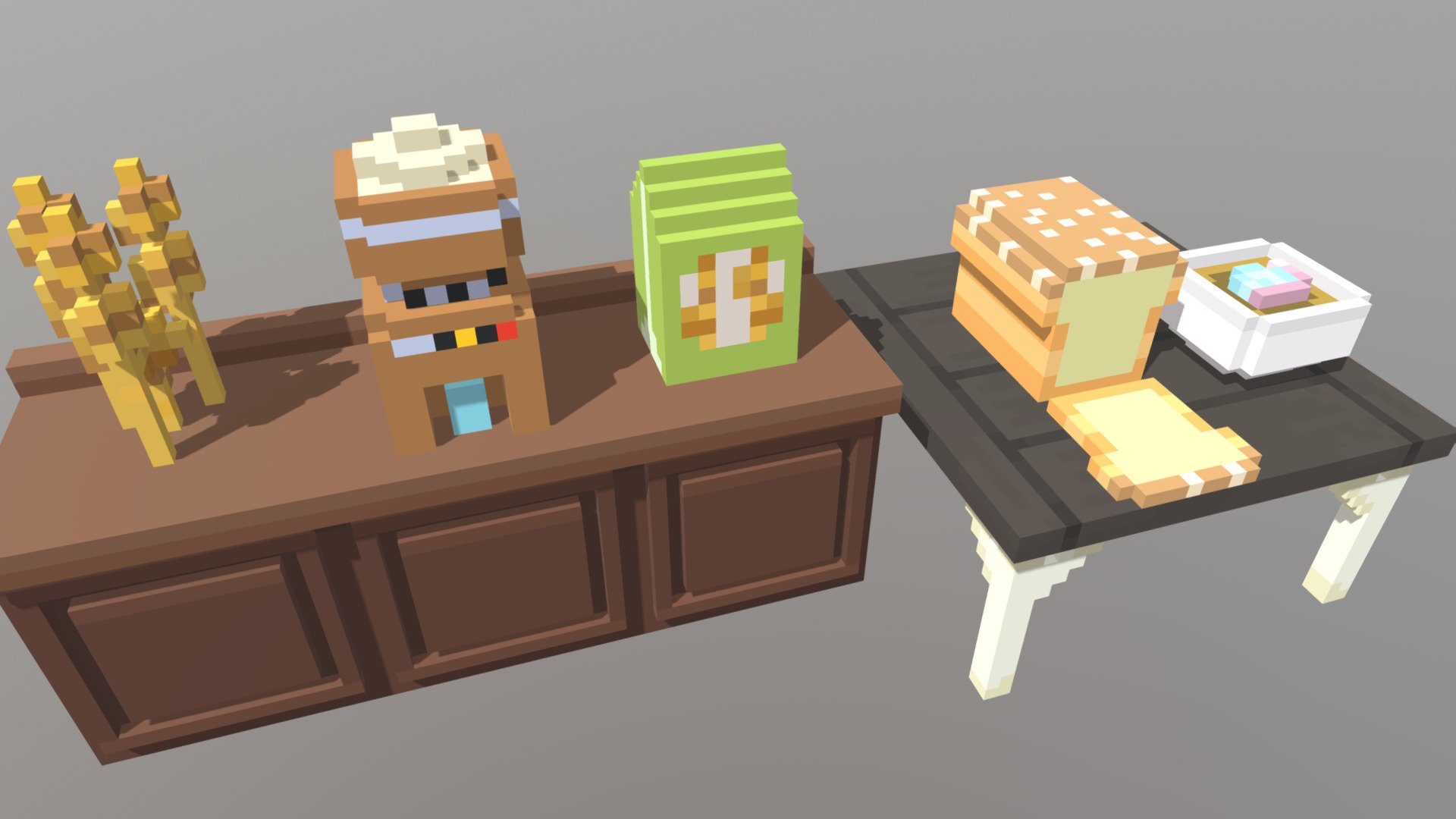 Flour mill - Staxel - 3D model by Andreamendez [30c9103] - Sketchfab