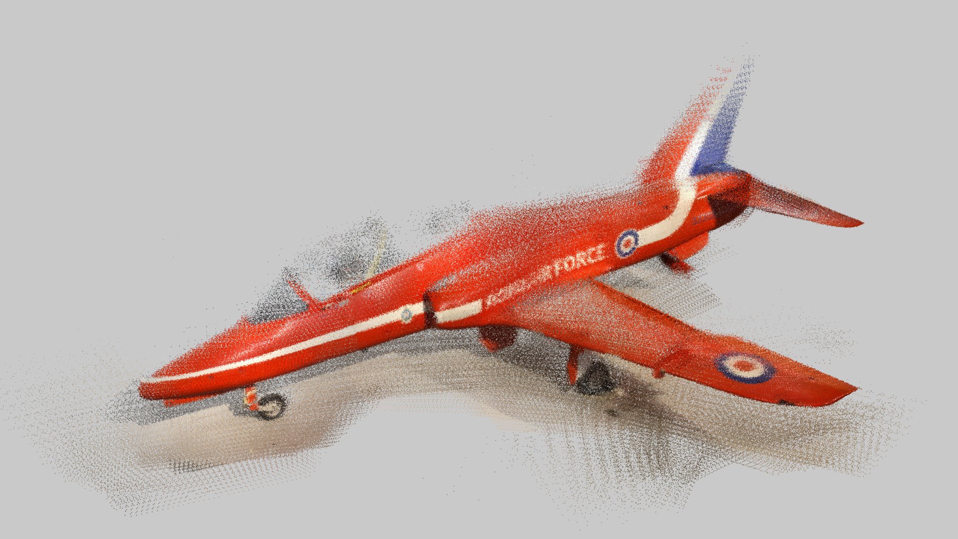 Point cloud scan of BAE Hawk XX308 - 3D model by Tony Elms (@tonyelms ...