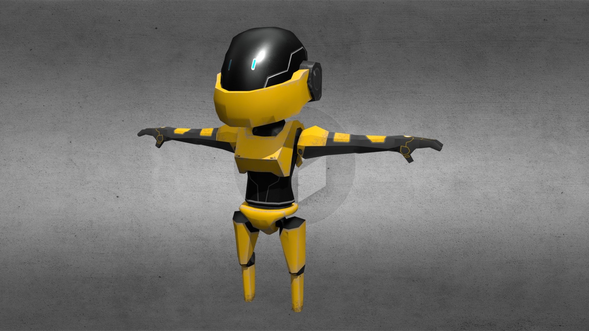 N_Droid - 3D model by luigi_Mk02 (@luigi012) [30c991c] - Sketchfab