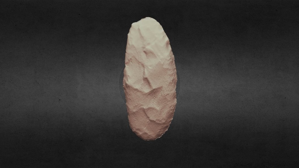 Chipped Stone Knife - 3D model by iowaarchaeology [30ccd45] - Sketchfab