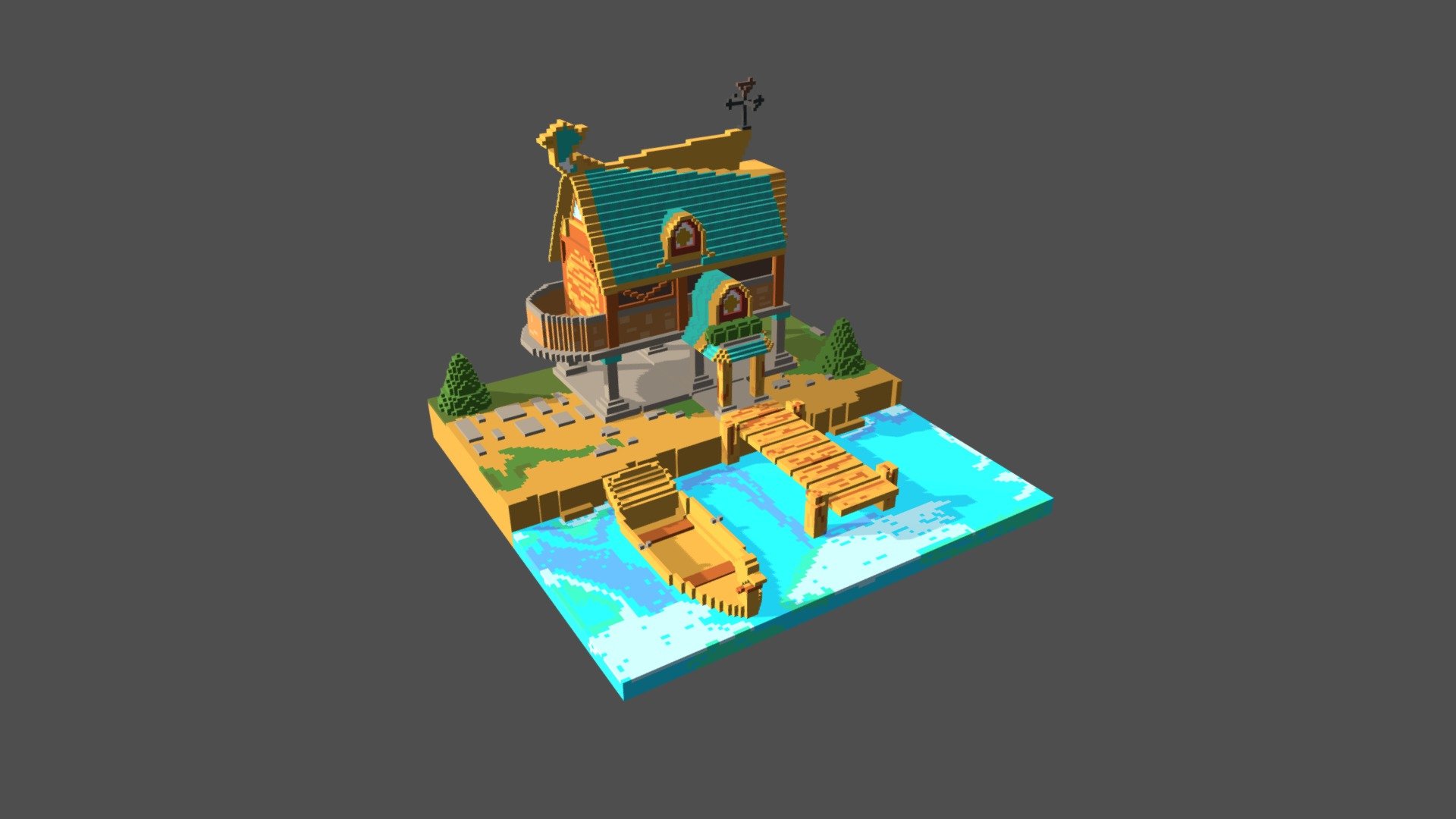 Mallard House - 3D model by Kaikina [30cdd88] - Sketchfab
