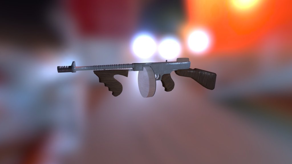 Tommy Gun - Download Free 3D model by Cordeirox [30d44d8] - Sketchfab