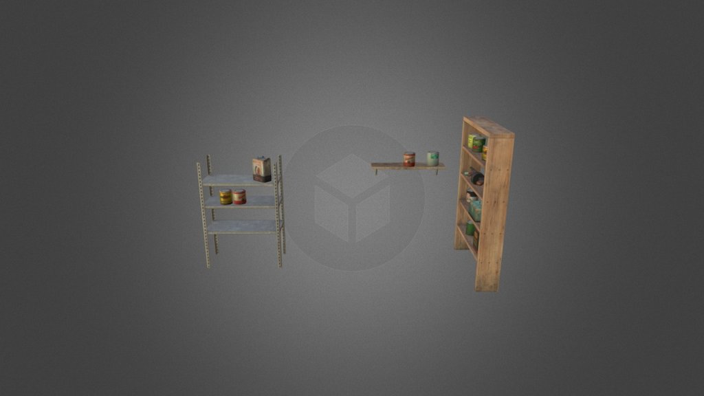 Shelves Build - 3D model by chikomoreno [30d5c51] - Sketchfab