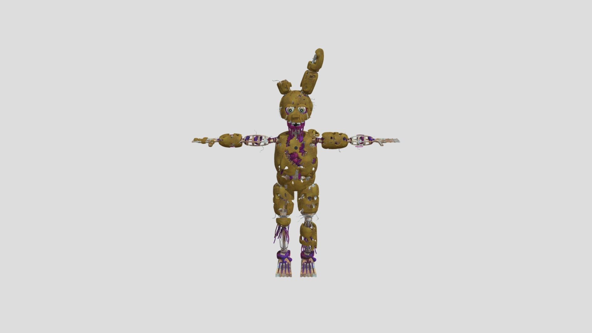 Ignitedspringbonnie With Purple Guy Download Free 3d Model By Landan2027 30d61db Sketchfab