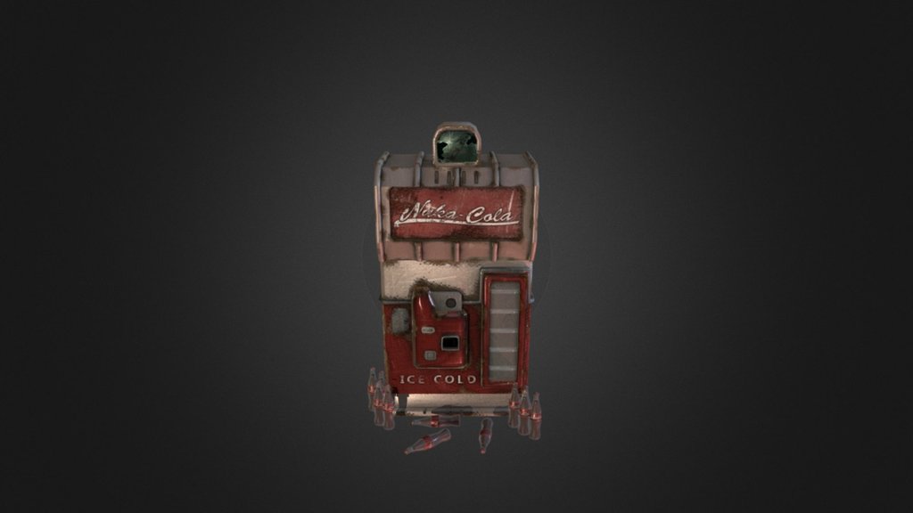 Nuka-Cola Machine & Bottles - 3D model by Calvinatorr (@calvinbgood ...