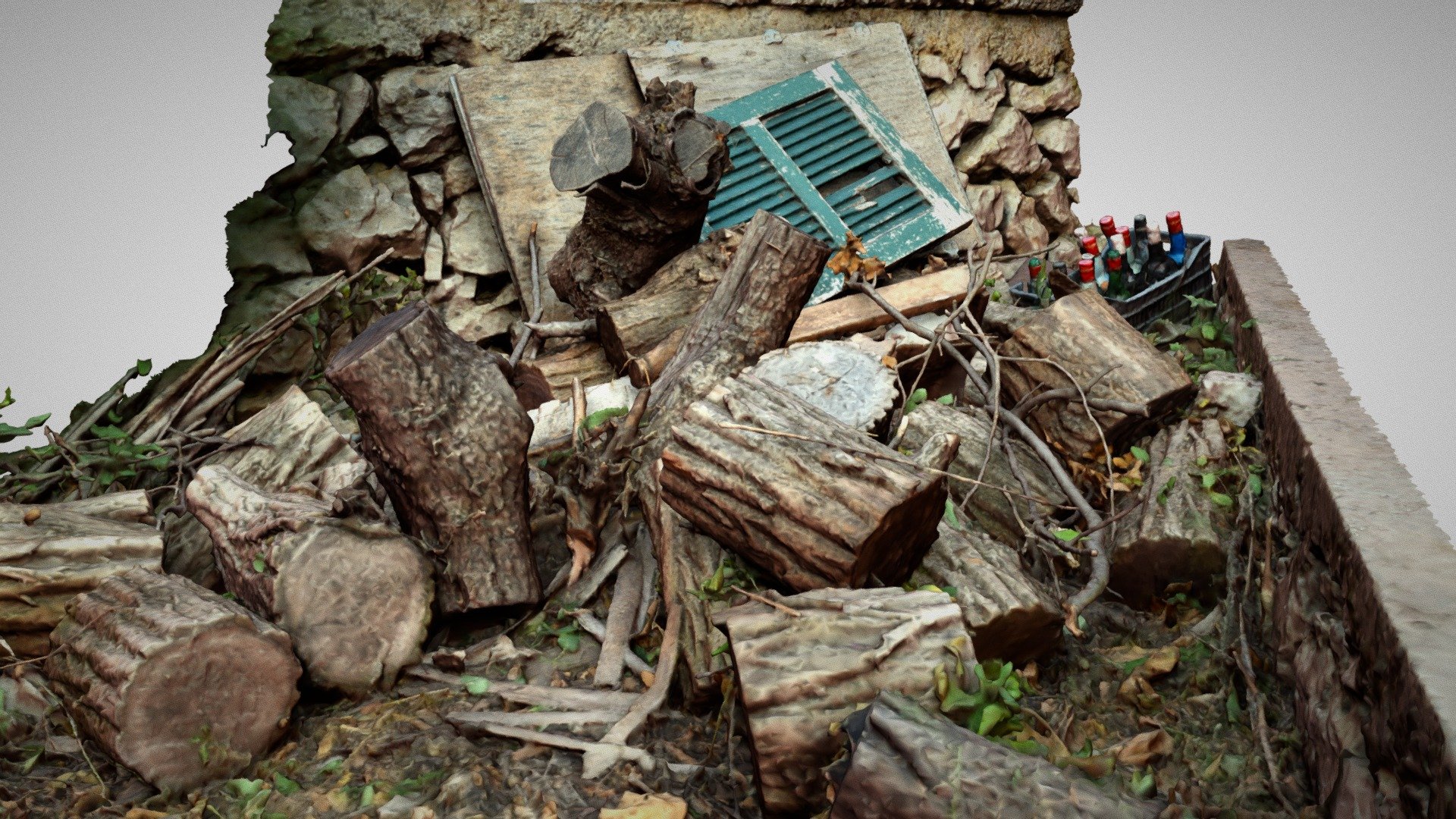 Wood logs Pile - 3D scan - Download Free 3D model by Ramzi Sfeir ...