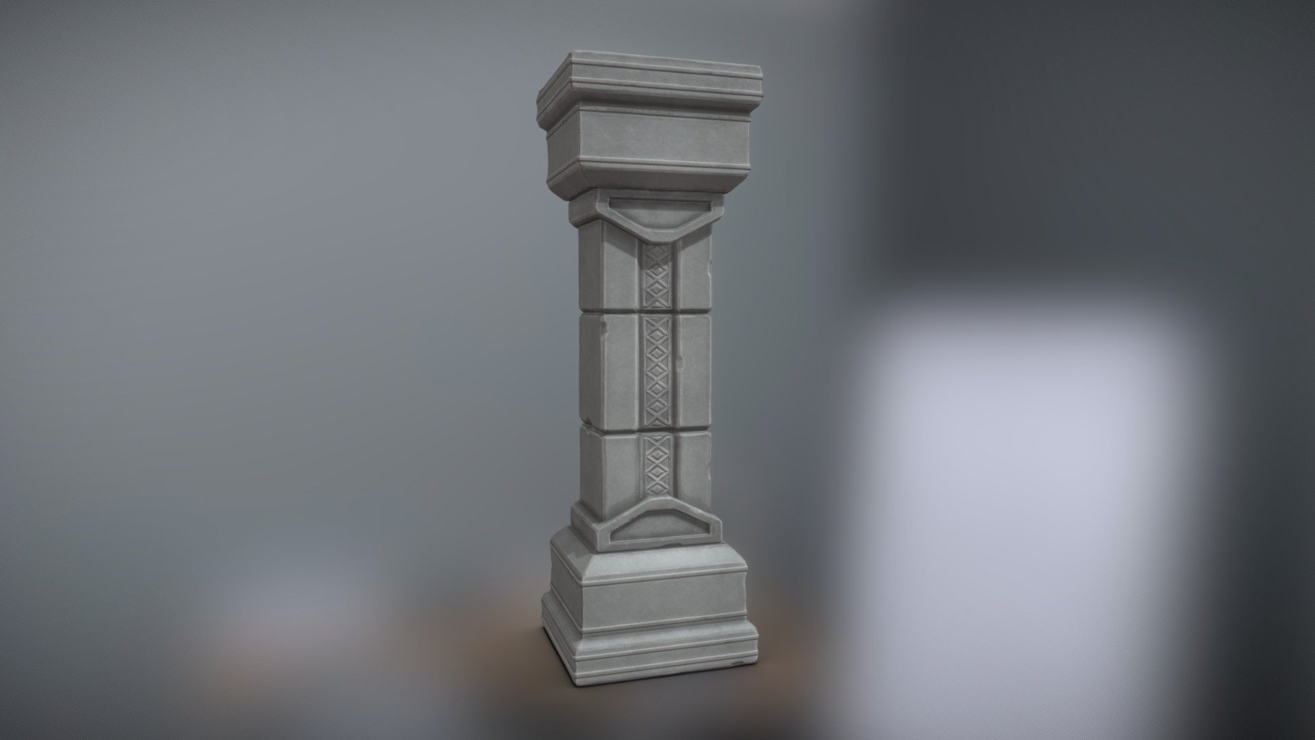Stone Pillar - Buy Royalty Free 3D model by captainapoc [30d9242 ...