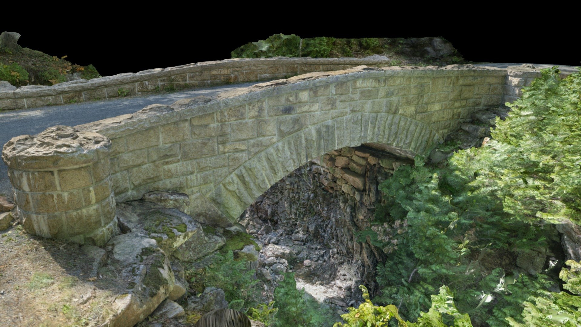 Chasm Brook Bridge, Acadia National Park - 3D model by Matthew Brennan ...