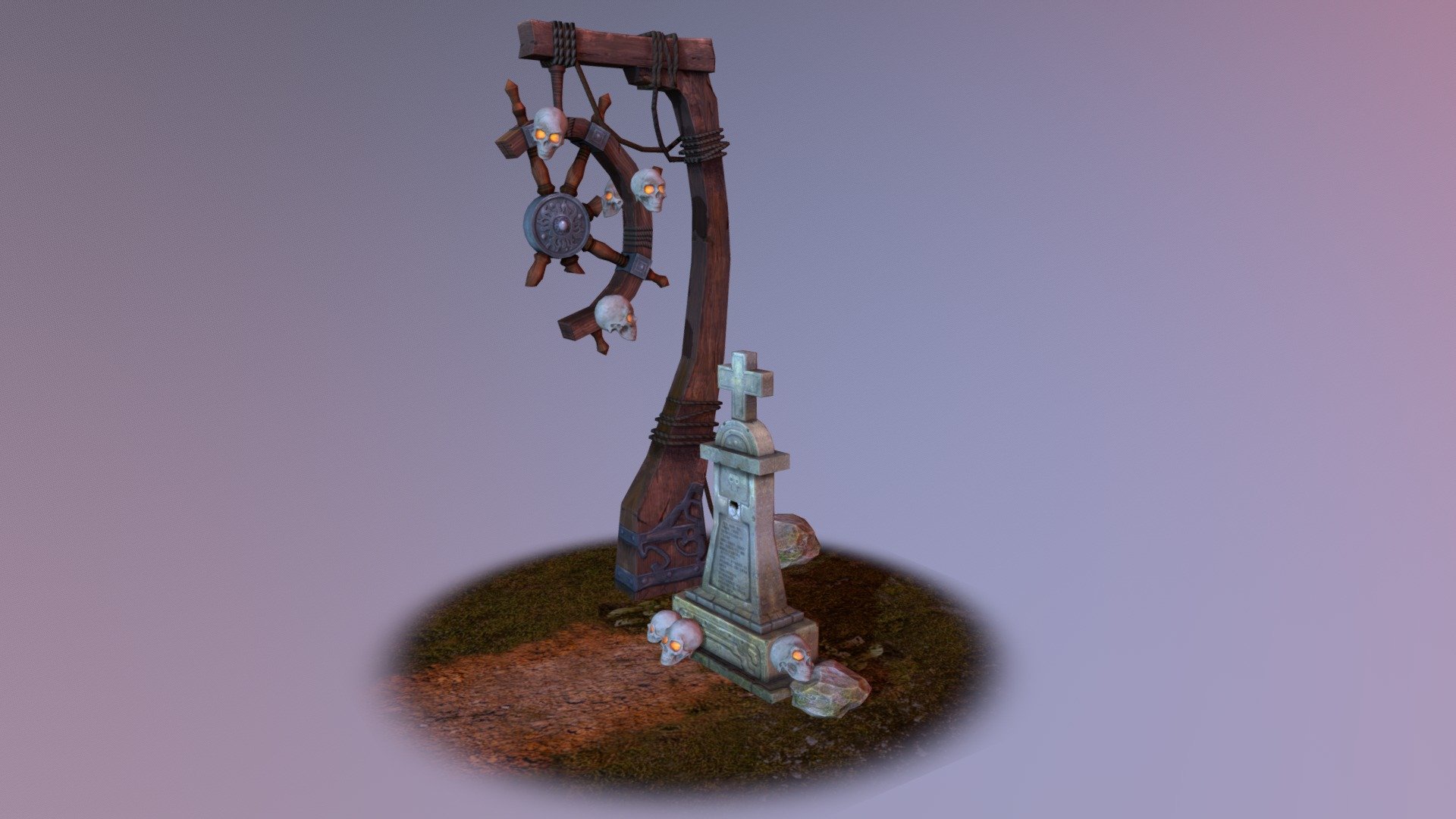 Skeleton road sign - 3D model by 孙嘉谡 (@sunjiasu) [30dd039] - Sketchfab