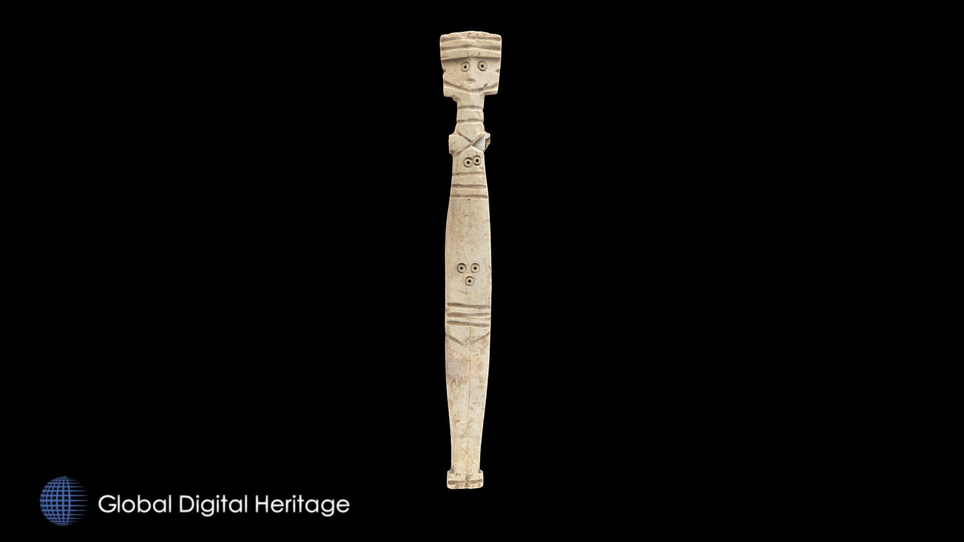 Bone amulet-doll, Roman, Cucufate, Portugal - Download Free 3D model by ...