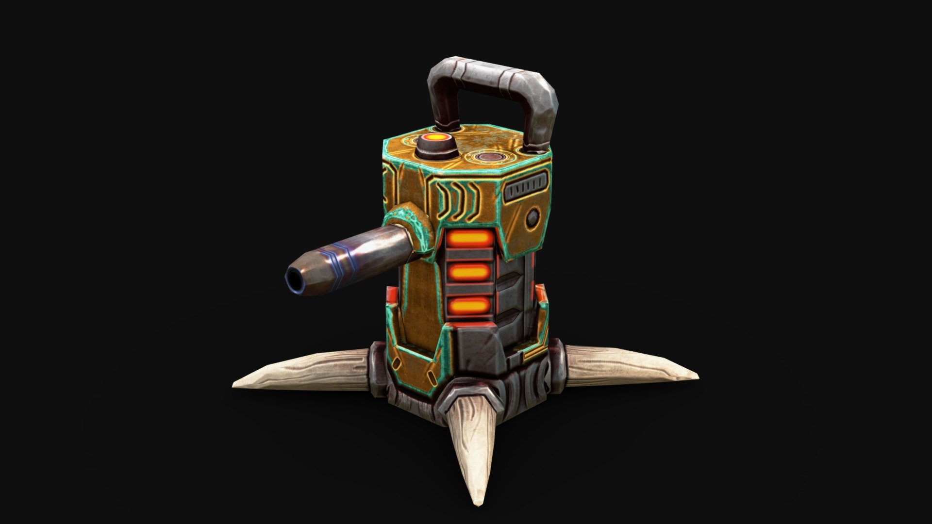 lizzard_Engineer_02_weapon - 3D model by CC (@ccsf) [30dd895] - Sketchfab