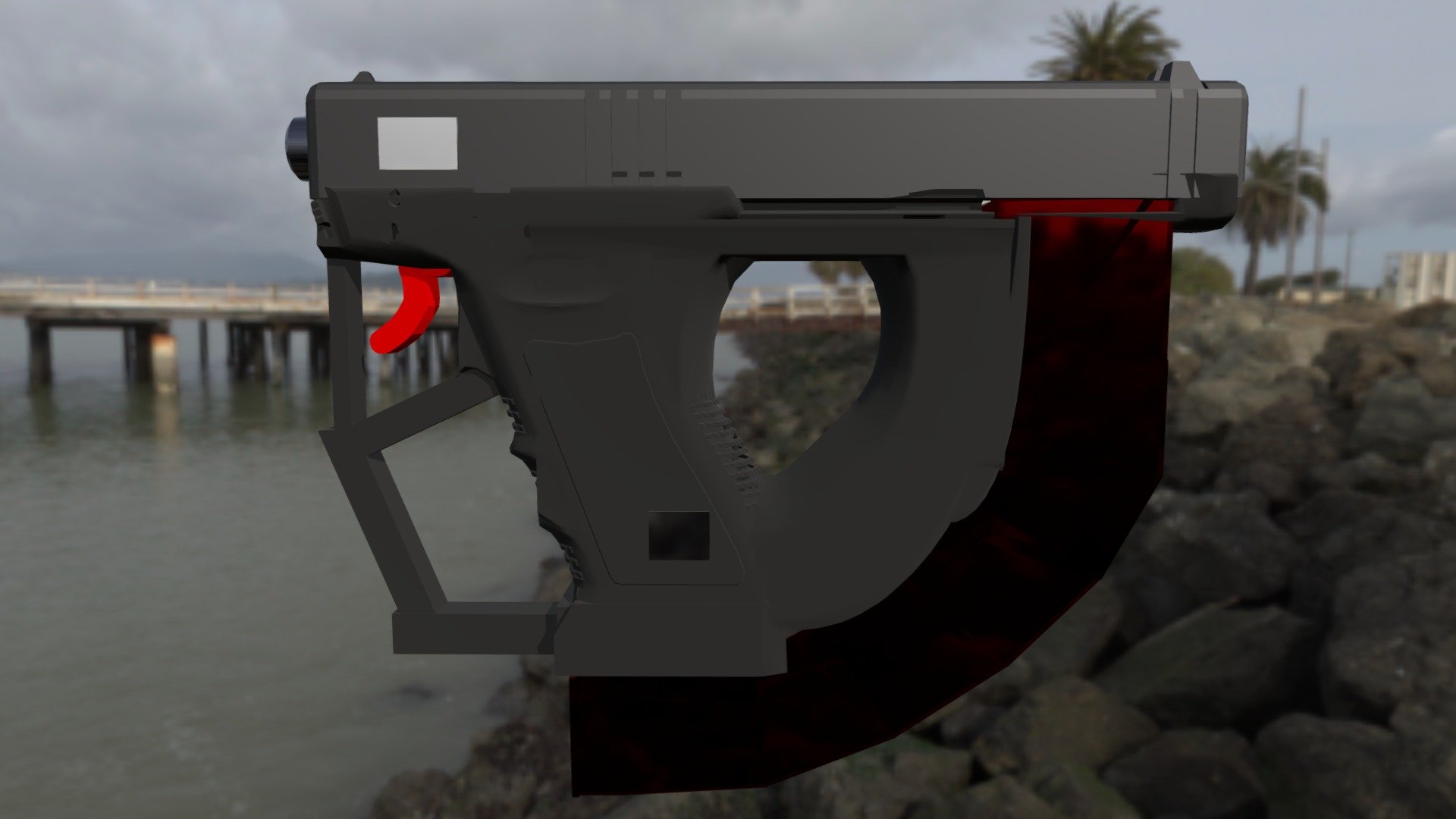 Bullpup pistol - Download Free 3D model by thanoidiscominggaming ...