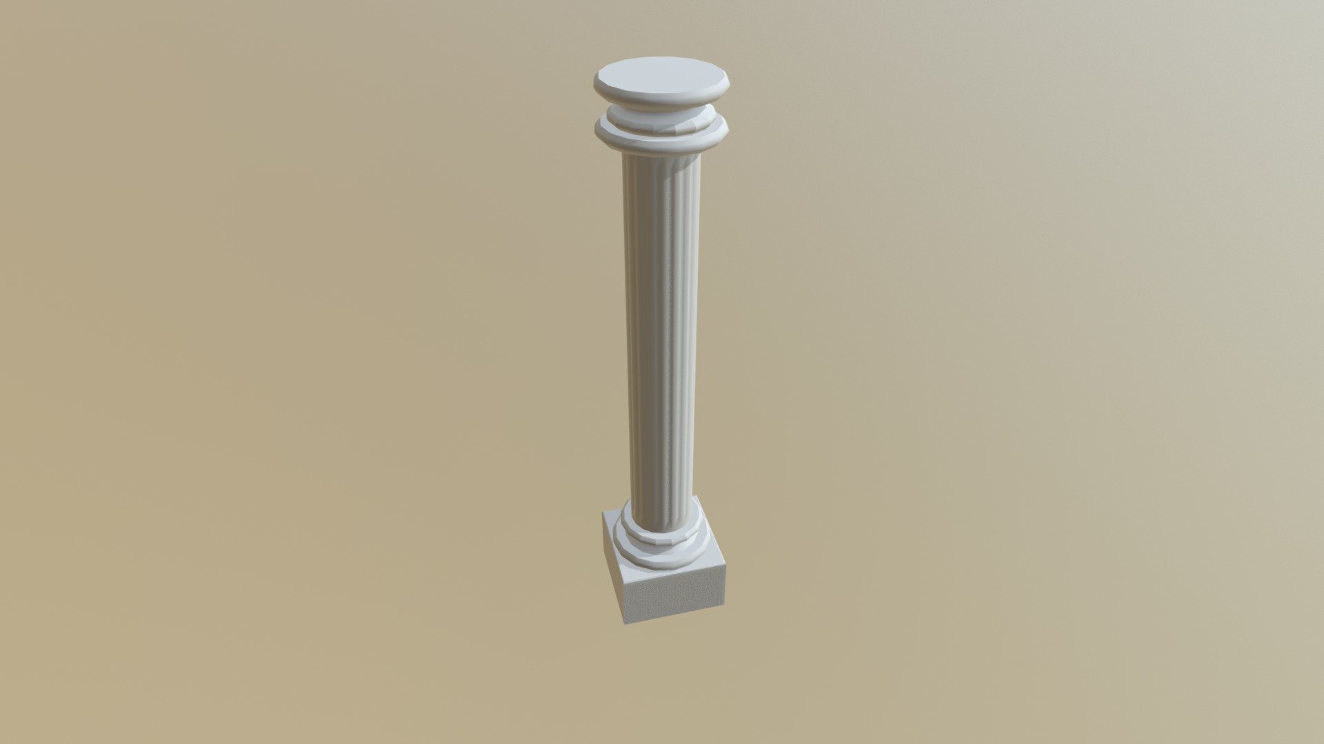 Column - 3D model by Rhianydd Jenkins (@rhianyddtheaspiringartist ...