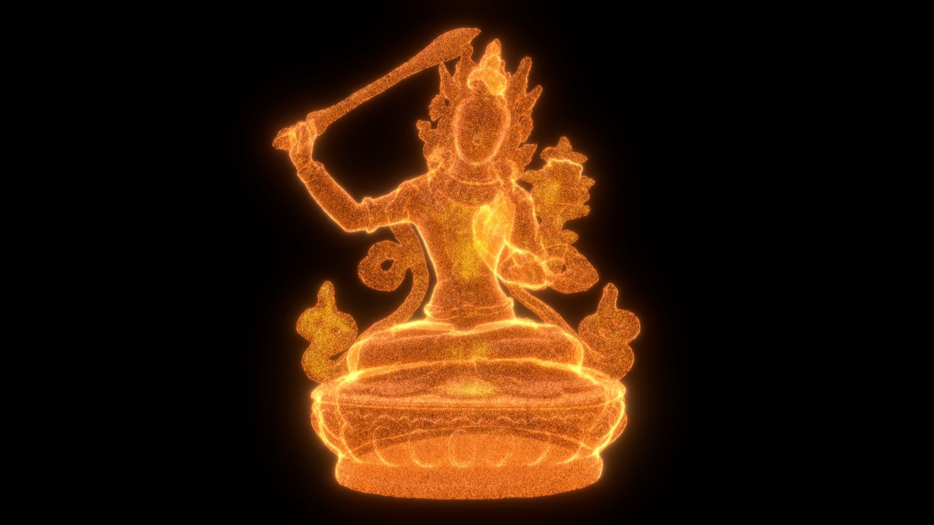 MANJUSRI - मञ्जुश्री - Download Free 3D model by 𝔼ℕ𝔼𝔸 𝕃𝔼 𝔽𝕆ℕ𝕊 ...