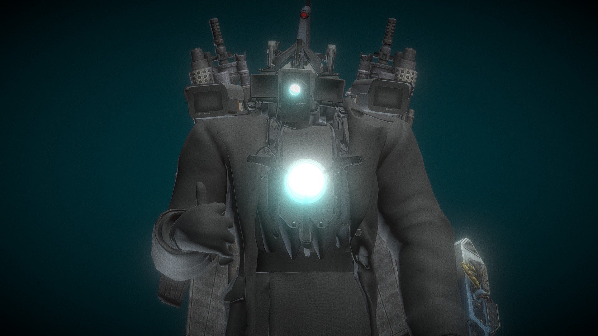 Upgraded Titan Cameraman Pose - Download Free 3D model by Pumpkin ...