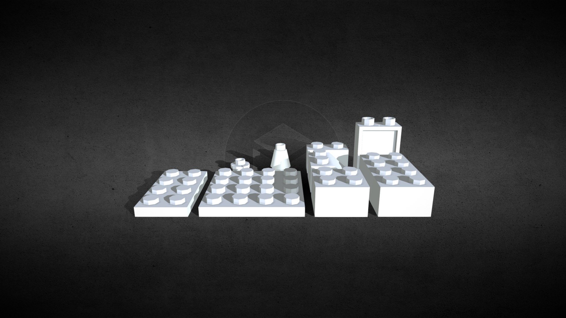 LOW Bricks - 3D model by Kim Kaurin (@kimkaurin) [30eeca6] - Sketchfab