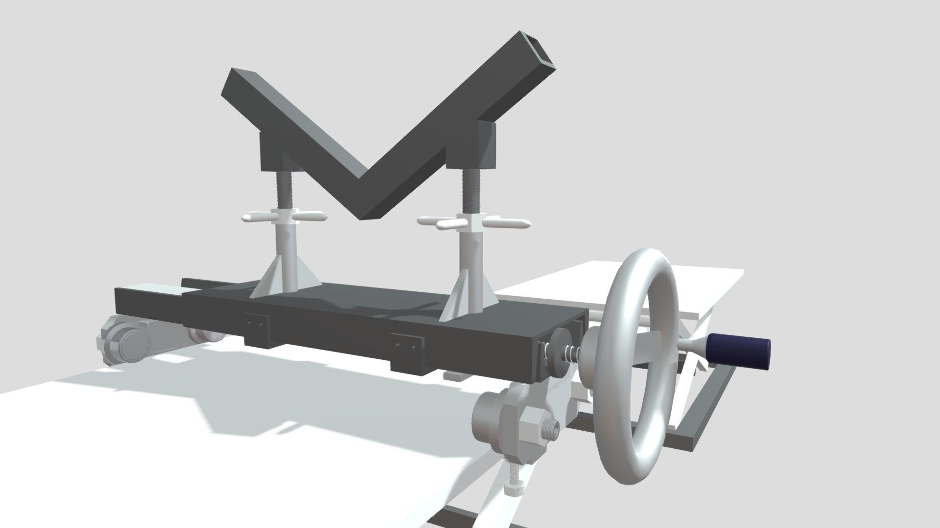 Pipe V Stand - 3D model by OX2Solutions [30ef50c] - Sketchfab
