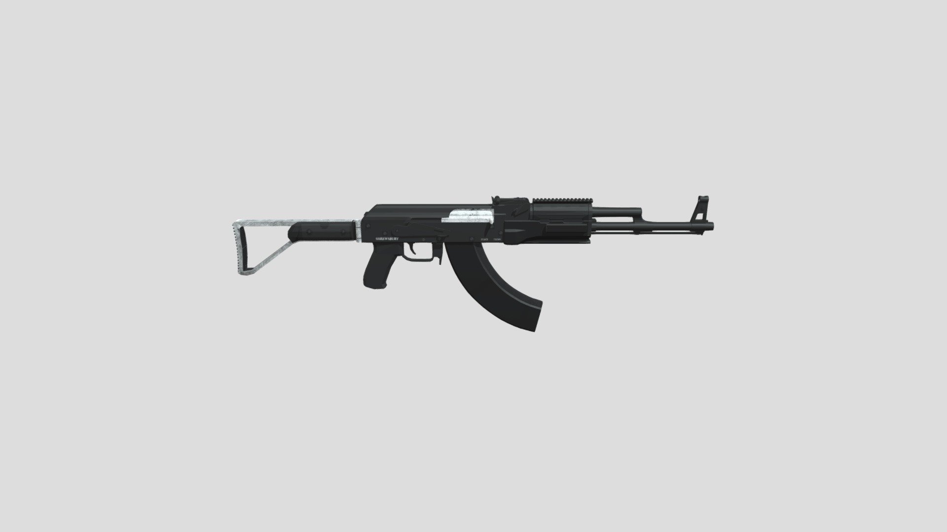 Assault-rifle-ak-47 - Download Free 3D model by omrida [30f0cfd ...