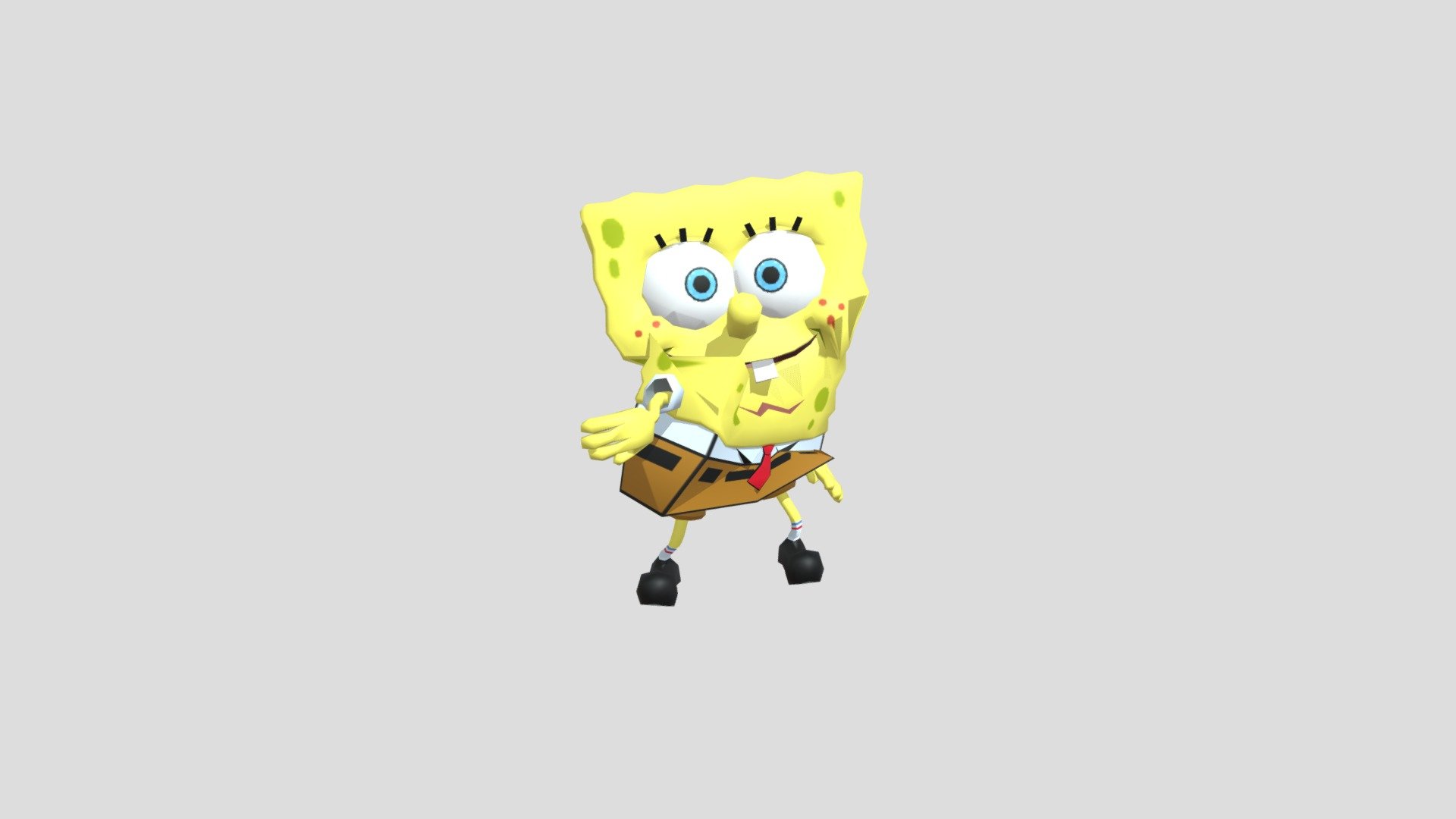 spongebob doing the toothless dance - Download Free 3D model by ...