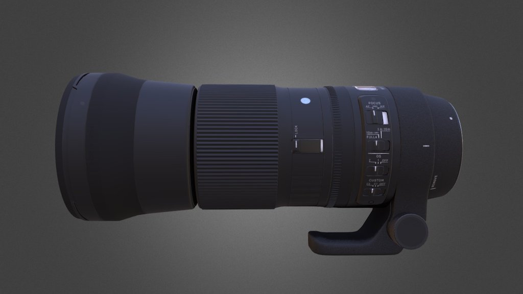 Sigma Lens - 3D model by Mirar [30f2890] - Sketchfab