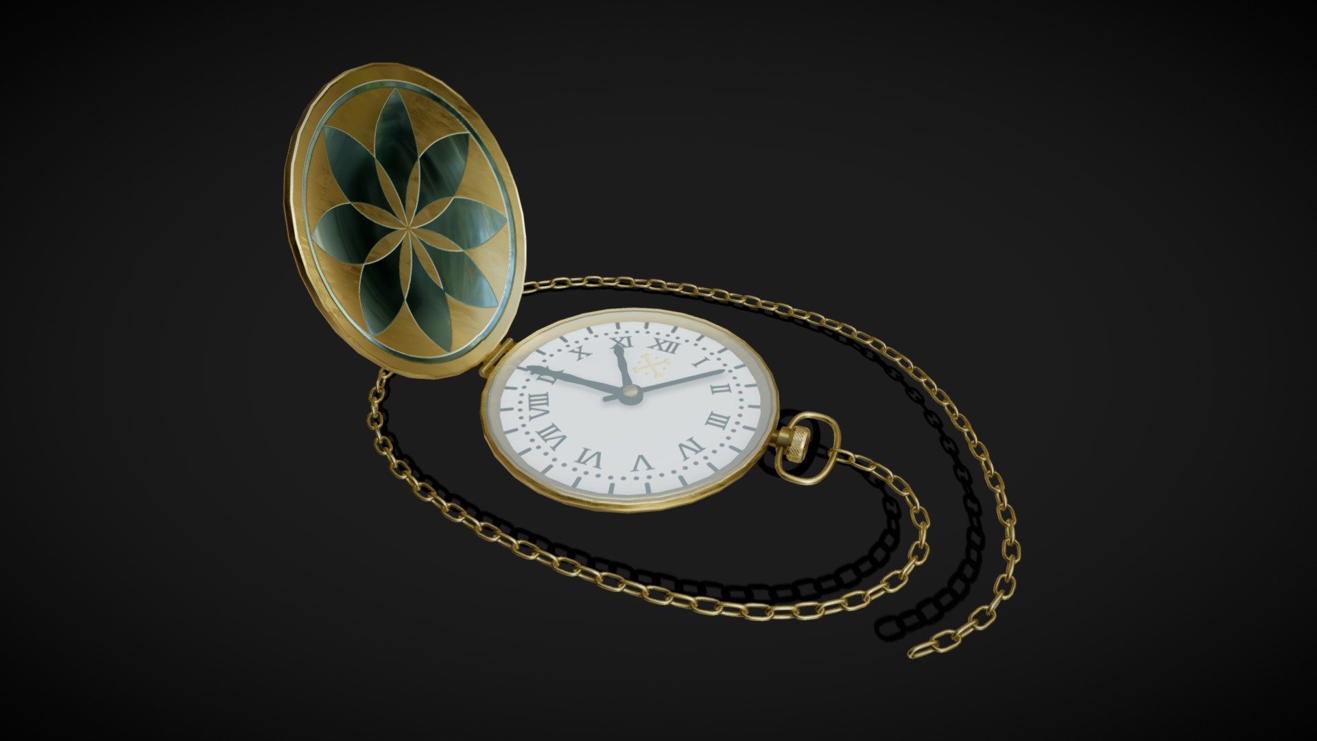Pocket Watch - Download Free 3D model by Rosbergen Designs ...