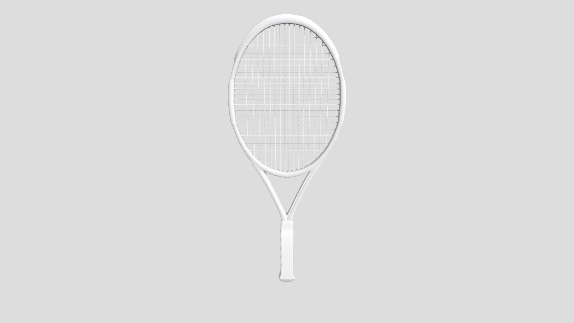 tennis-racket - 3D model by itsmiguel [30f48ac] - Sketchfab
