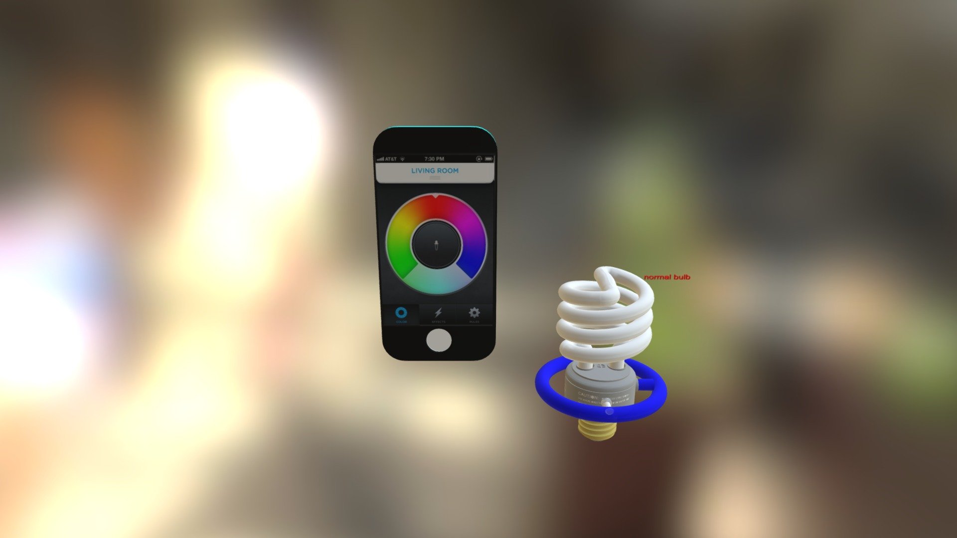 Smart And Fun Bulb - 3D model by iganino [30f6712] - Sketchfab