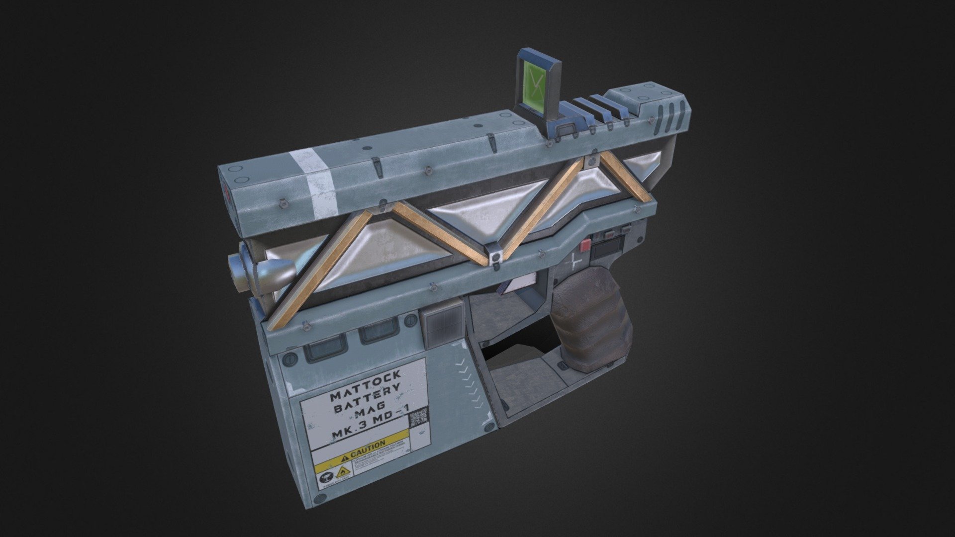 Mattock Pistol - 3D model by julietdeltabravo [30f68db] - Sketchfab