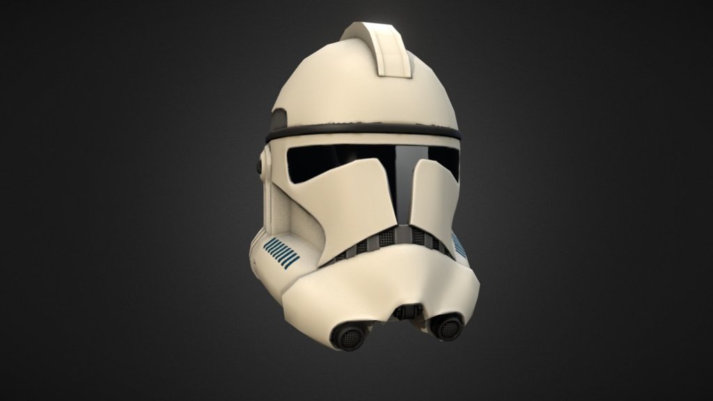 Clone Helmet Low 2 - 3D model by ashuradx [30f719f] - Sketchfab