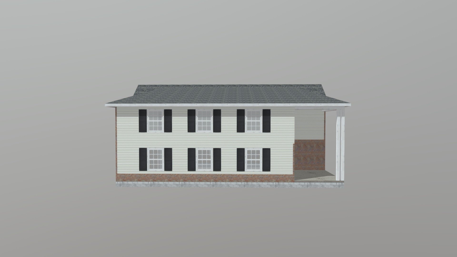 duplex_house - 3D model by perronearch [30f9ad0] - Sketchfab