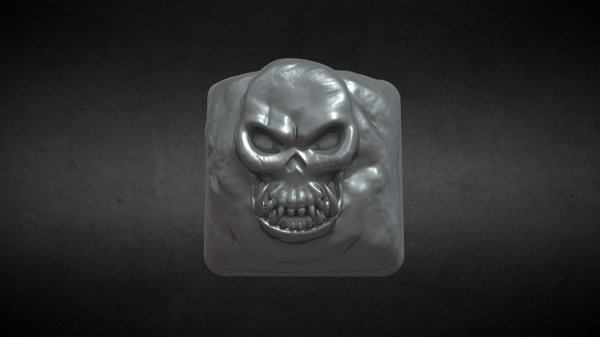 Orc Skull Keycap - 3D model by Nerlon [30f9f4b] - Sketchfab
