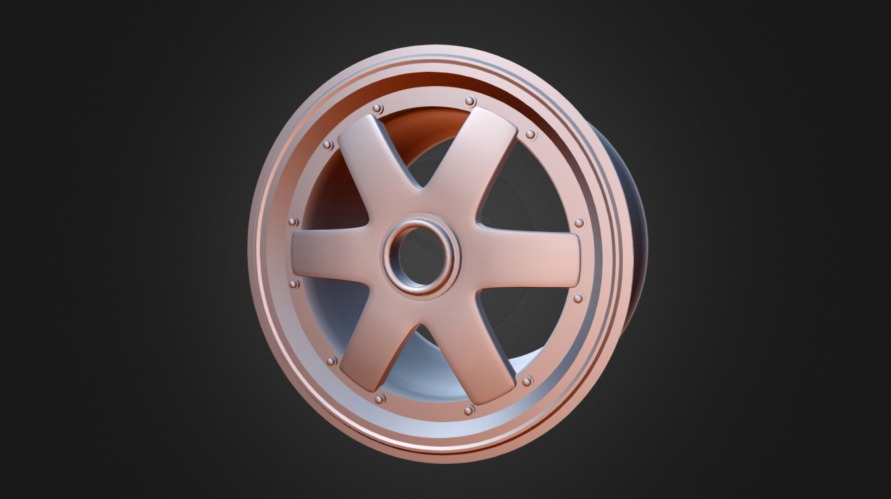 Wheelv0 1 - 3D model by ThingCrafter (@plaagmug) [30fa130] - Sketchfab