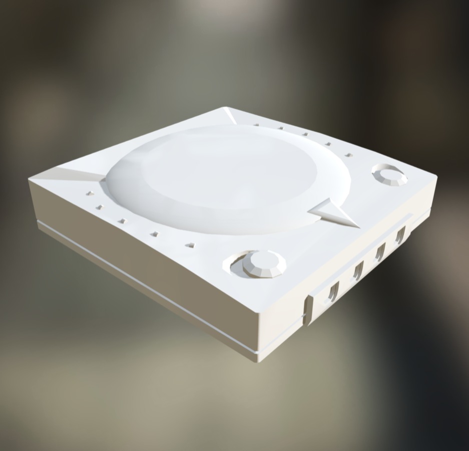Sega Dreamcast - 3D model by DynamicDonut [30fd819] - Sketchfab